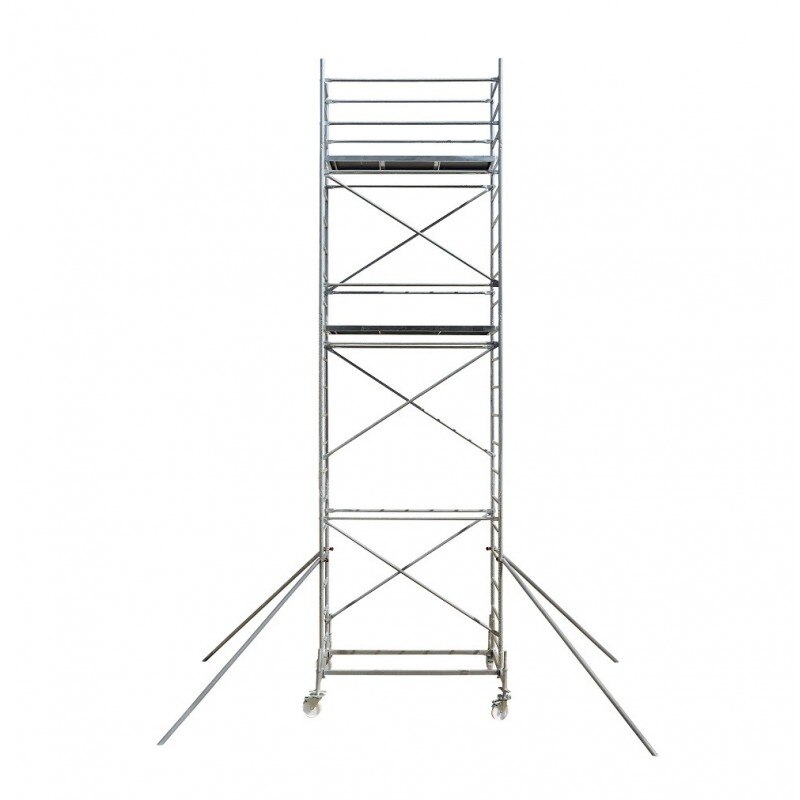 Schela mobila pentru interior si exterior cu H - lucru 14.5 / 1 m - eMAG.ro