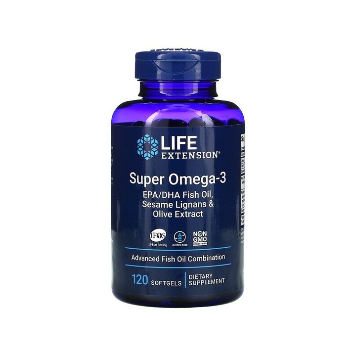 Life Extension Super Omega-3 - 120 Capsule - eMAG.ro