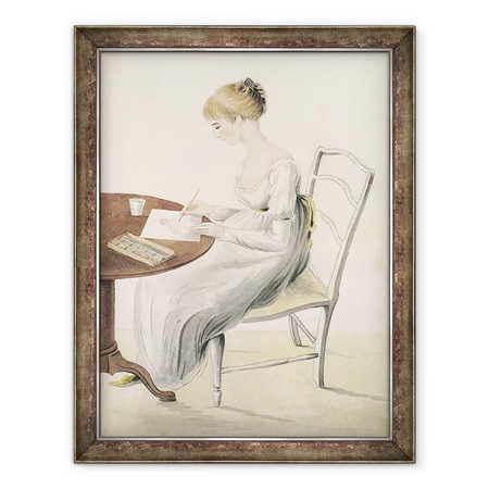 Cassandra Austen - Fanny Austen-Knight 1793-1882, Keretezett kép, 60 x ...