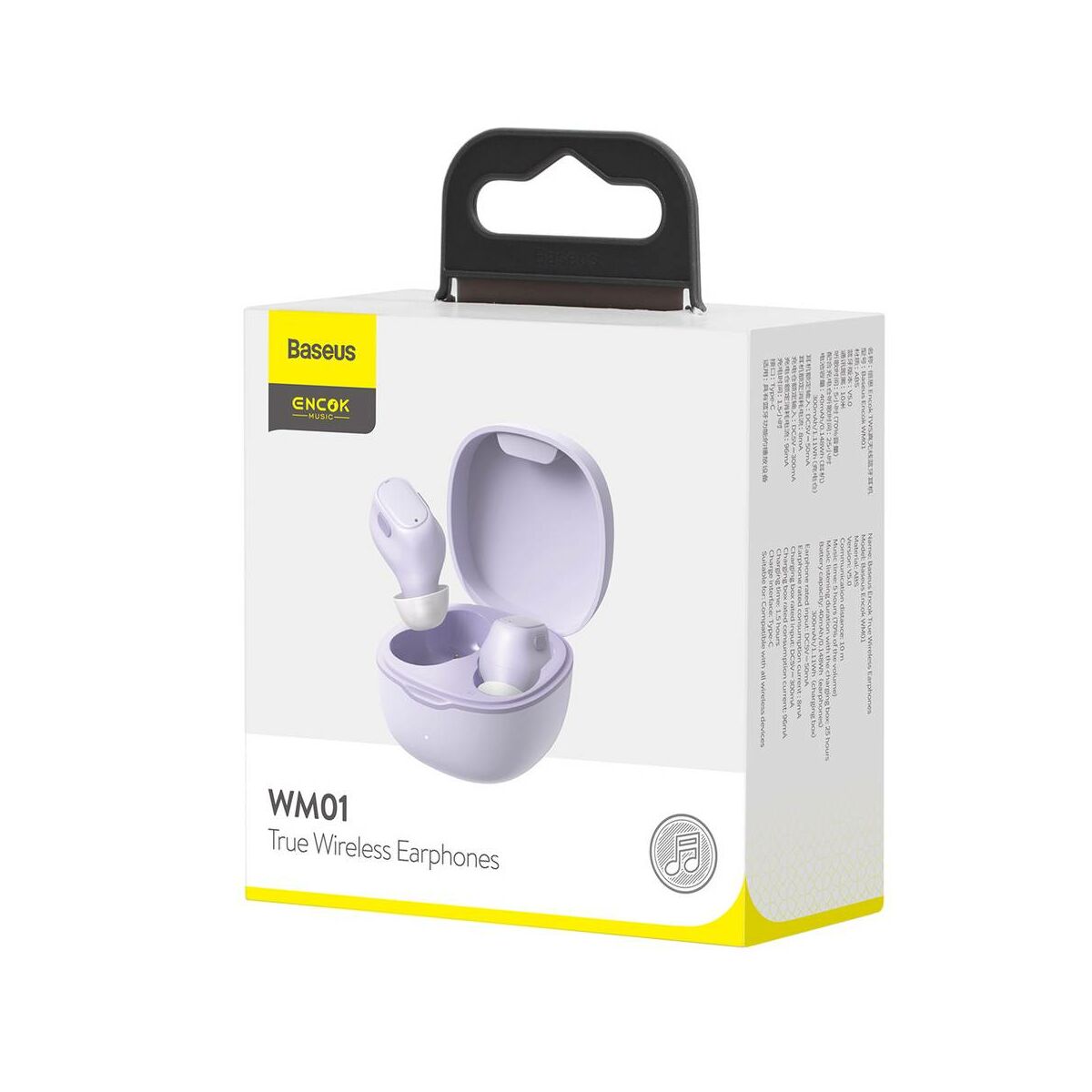 Casti Baseus, Bluetooth, Mov - eMAG.ro