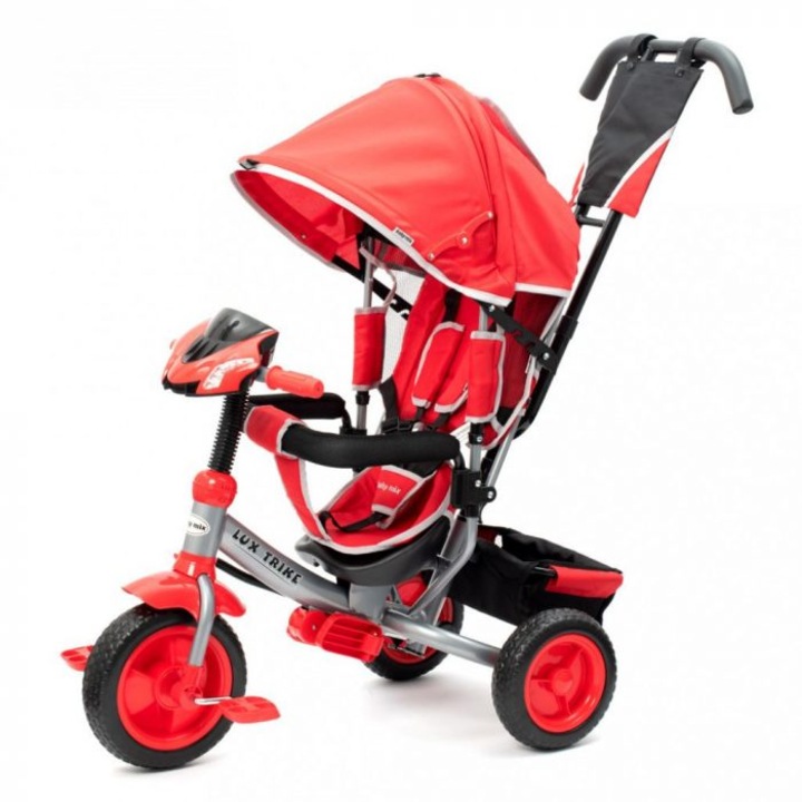 Gyerek háromkerekű bicikli Baby Mix Lux Trike piros - eMAG.hu