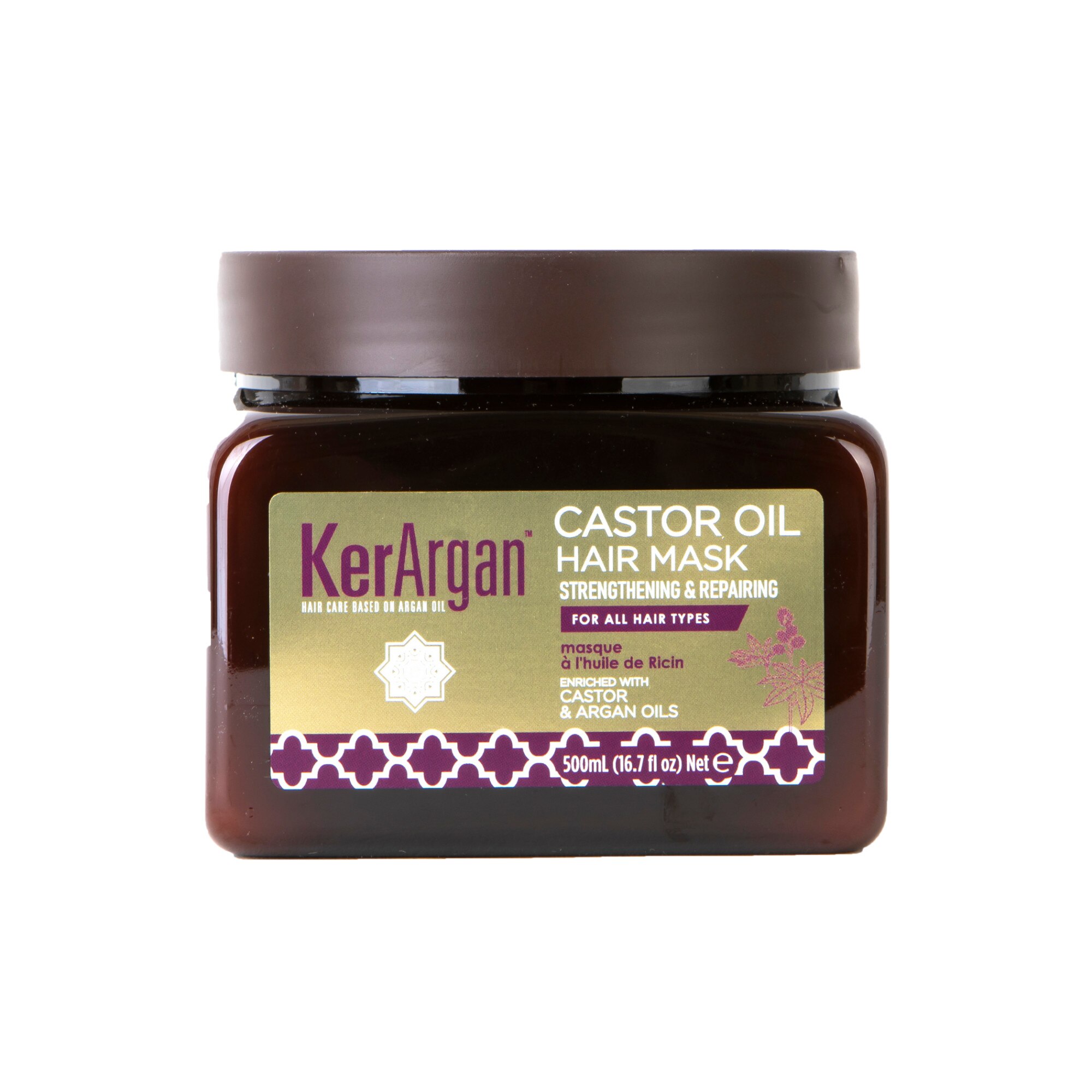 Masca de par cu ulei de ricin, Kerargan, 500ml - eMAG.ro