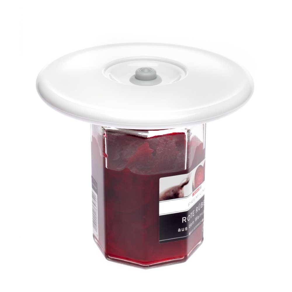 Capac borcan pentru vidare, STATUS, 13.5 cm, Alb - eMAG.ro