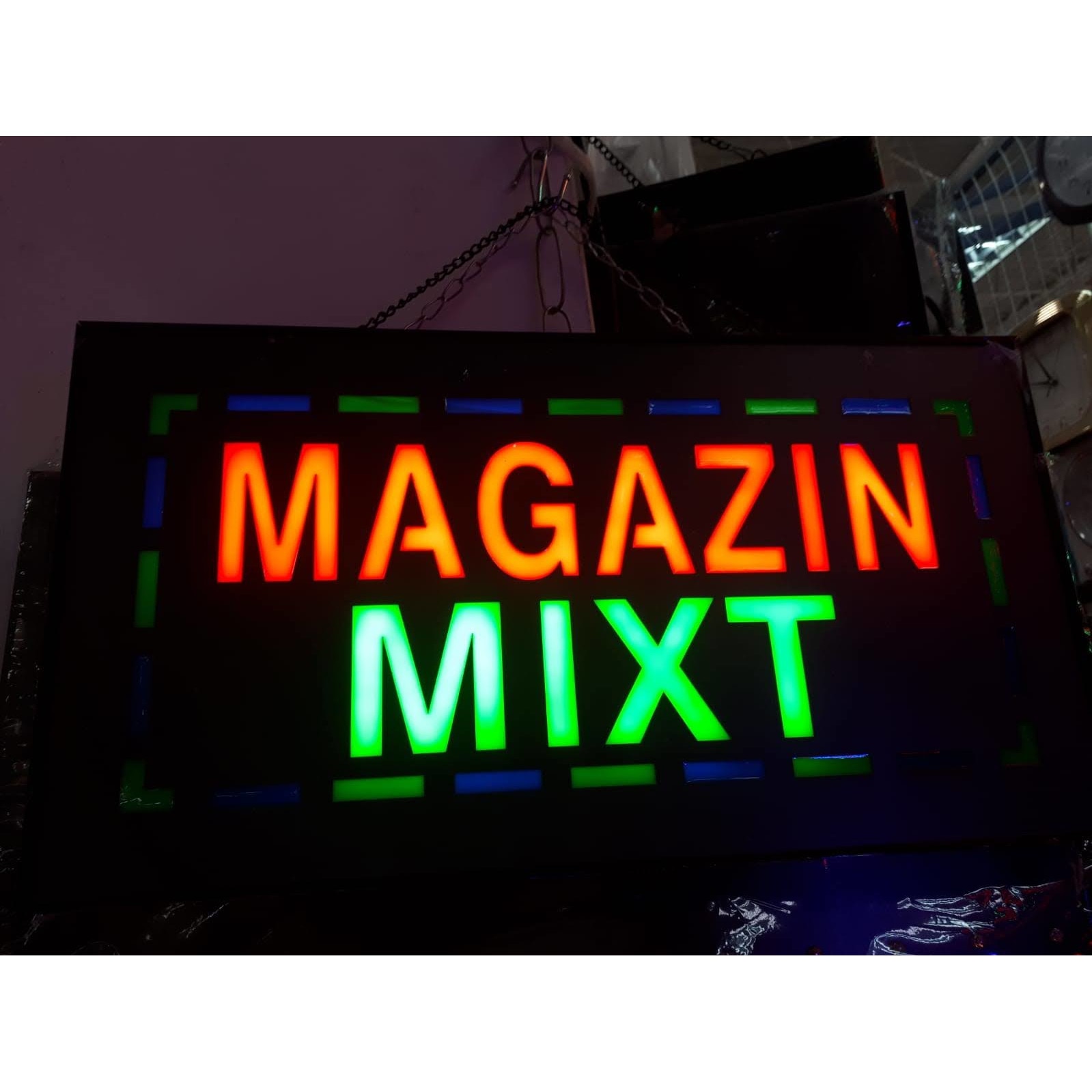 Reclama Luminoasa Magazin Mixt, 50 x 25 cm - eMAG.ro