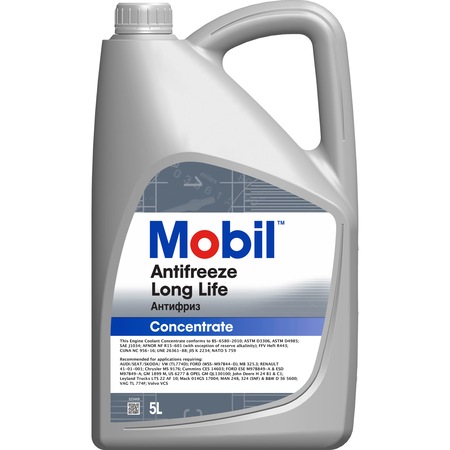 Antigel rosu concentrat G12, G12+ Mobil Longlife 5L - eMAG.ro