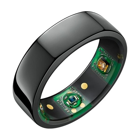 Inel smart Oura Heritage, Oura, negru, marimea 10 US - eMAG.ro