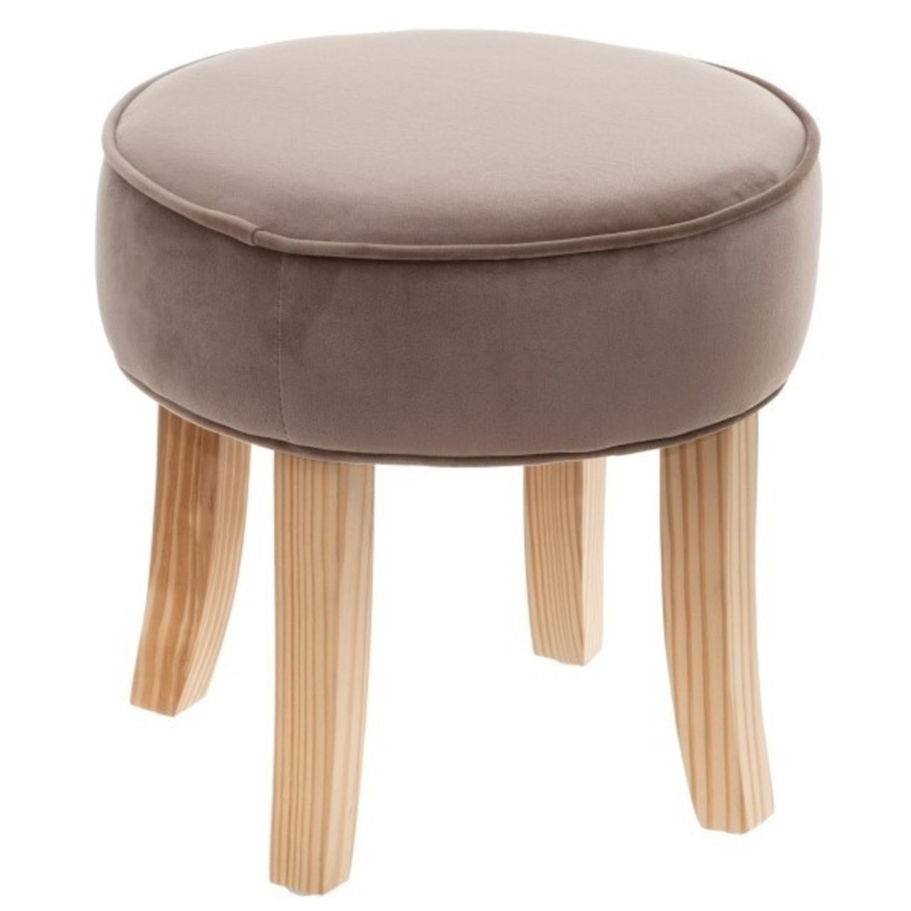 Taburet lemn MDF, Atmosphera, bej, 35 x 35 x 35 cm - eMAG.ro