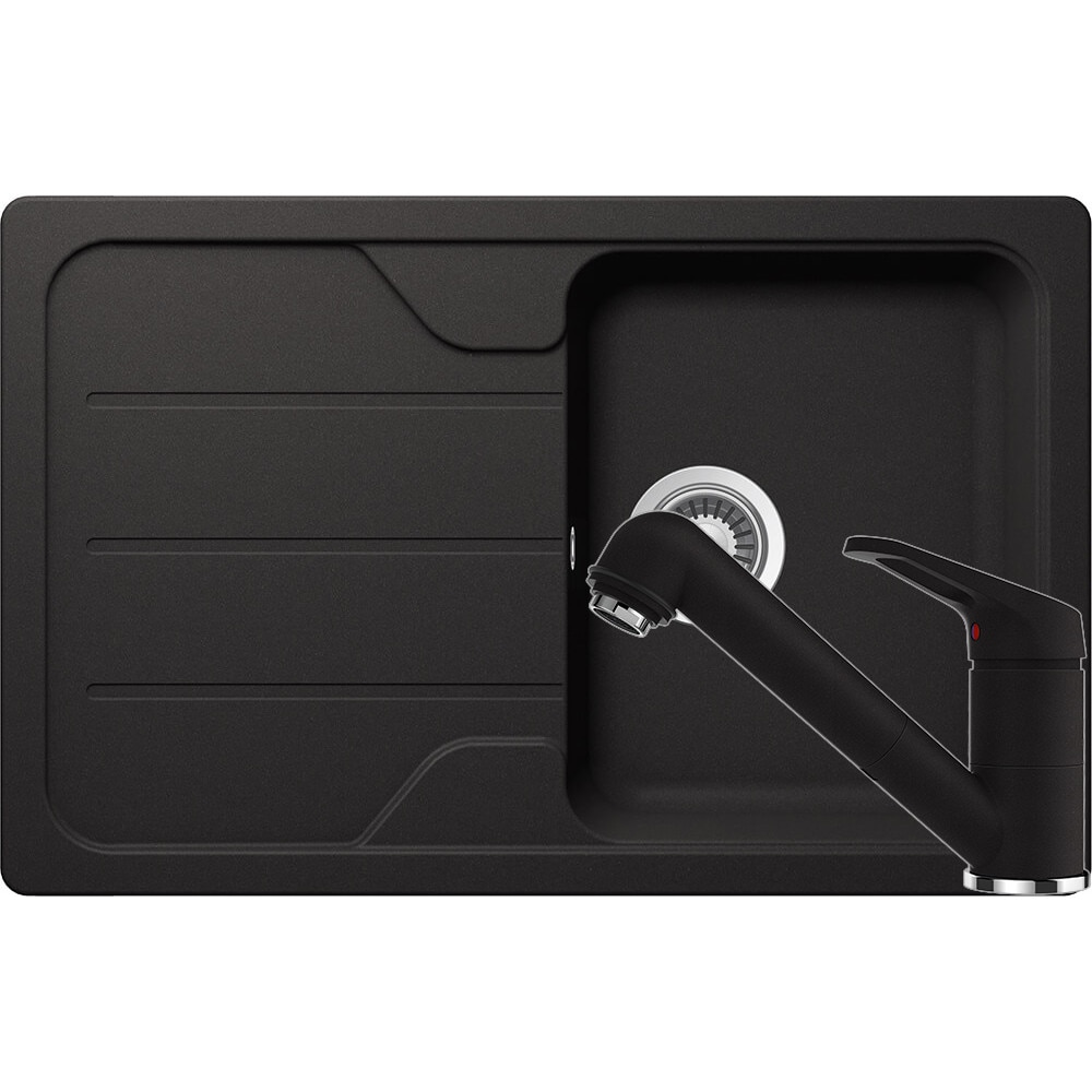 Kit chiuveta Schock Formhaus D-100S 780 x 500 mm si baterie Schock ...