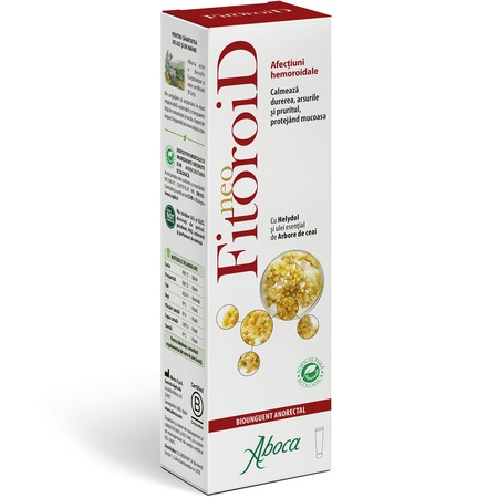 NeoFitoroid Biounguent, хемороидални състояния, 40 ml, Aboca - eMAG.bg