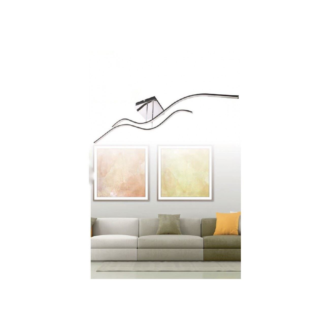 Lustra Spider LED, 2 brate, Metal, Klausen - eMAG.ro