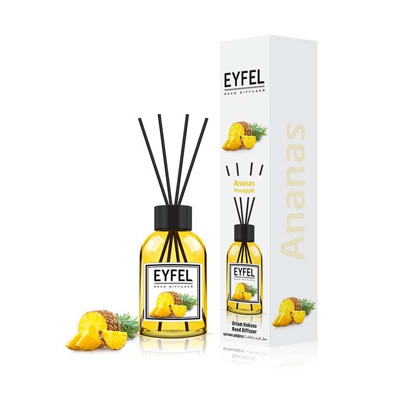 Odorizant Camera Diffuser Eyfel cu betisoare 120Ml Aroma Pineapple ...