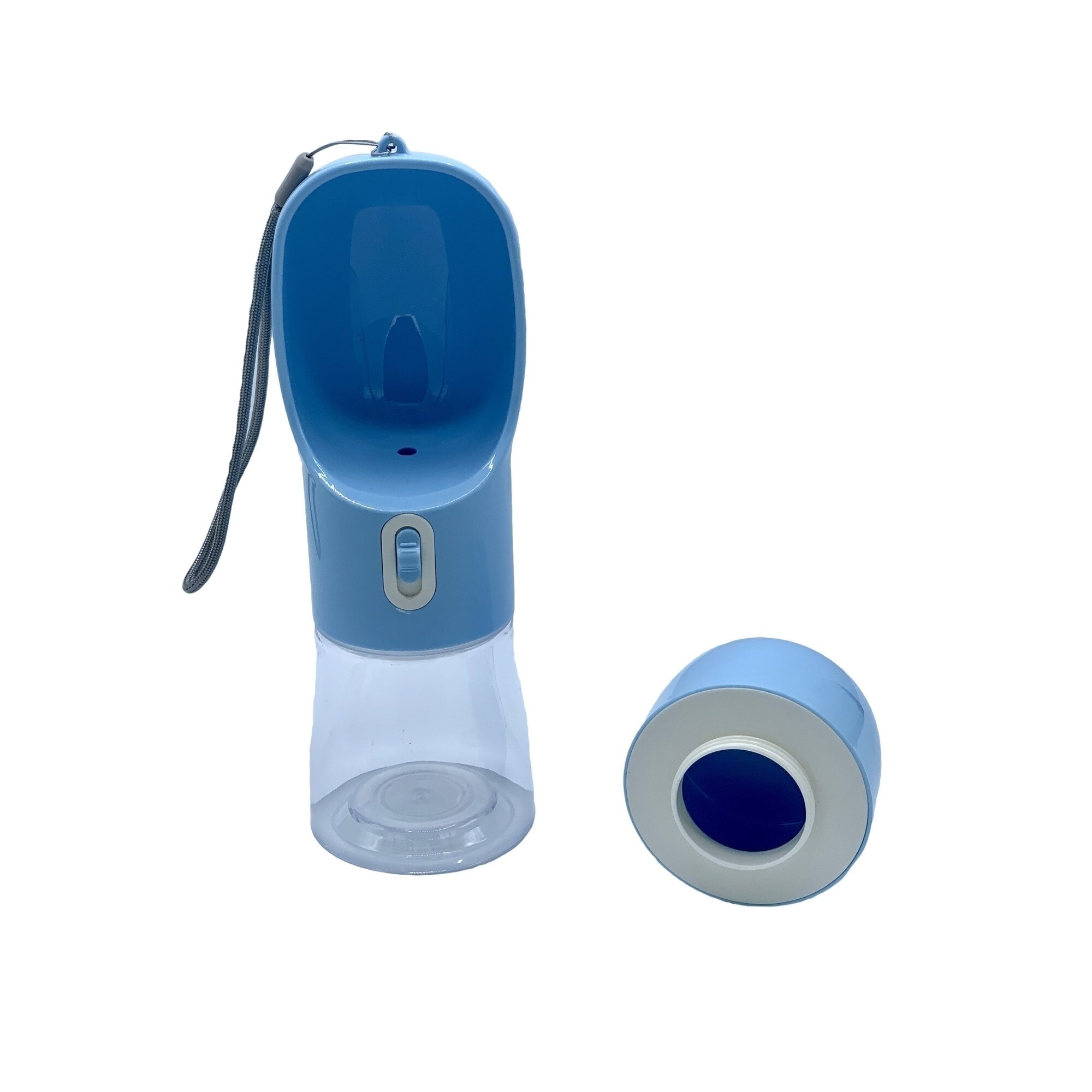 Recipient portabil de apa si hrana 550ml Albastru - eMAG.ro