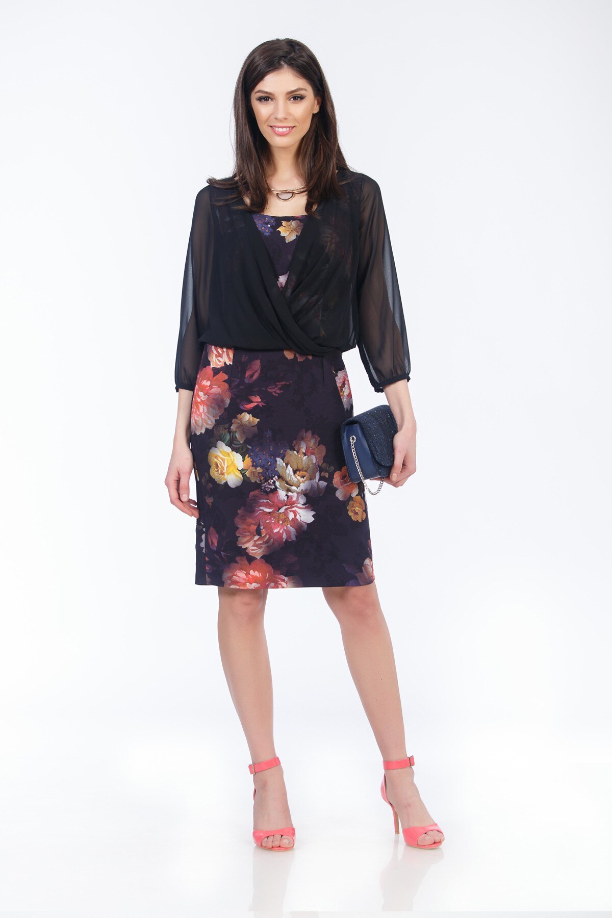 Rochie Marcie, Negru Sense, 36 - eMAG.ro