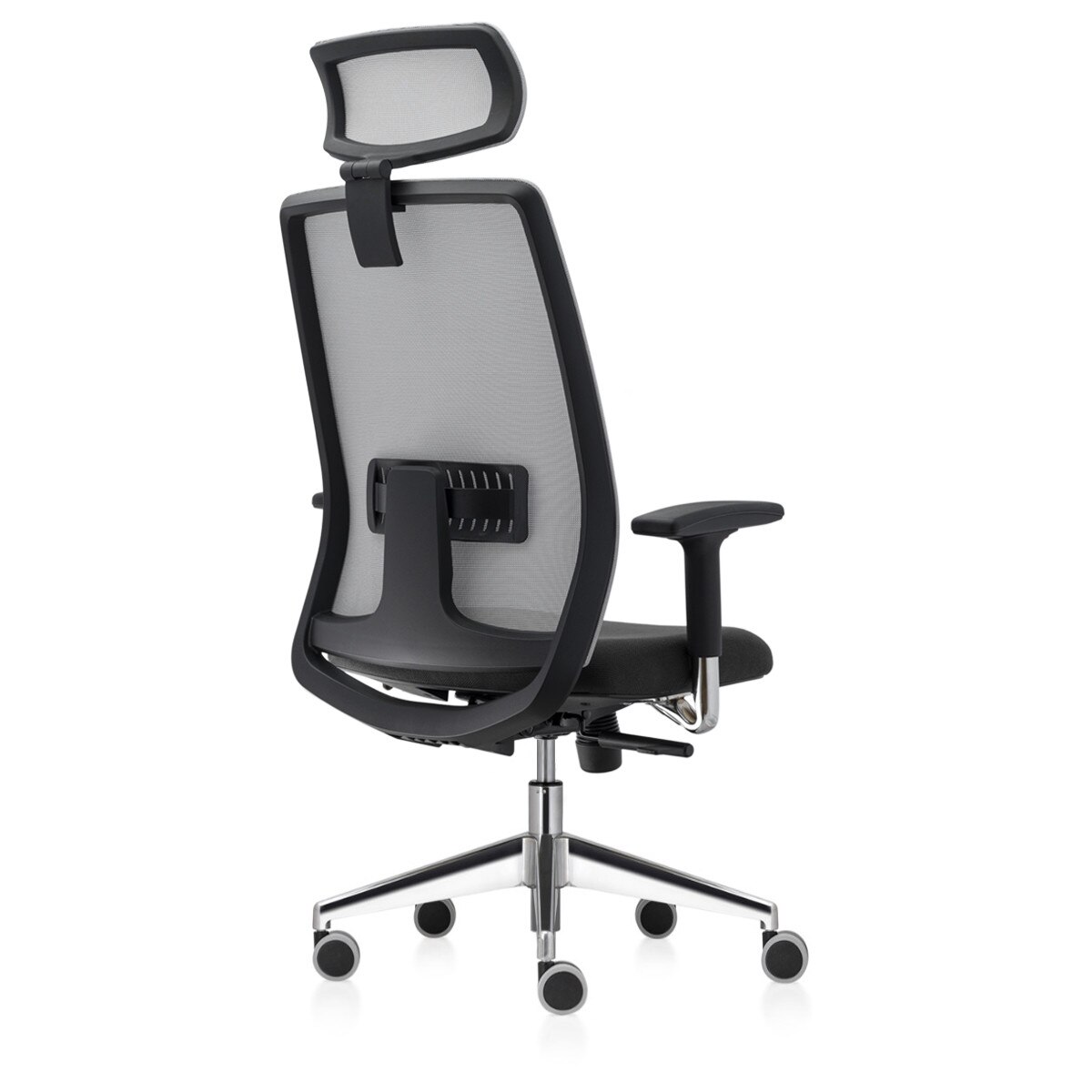 Scaun ergonomic de birou TRAFFIC CHAIRS CONCEPT PRO, mesh GRI, sezut ...