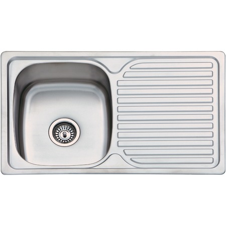 Chiuveta incorporabila, Ekosink, Inox, 800x480x180, sifon mare ...