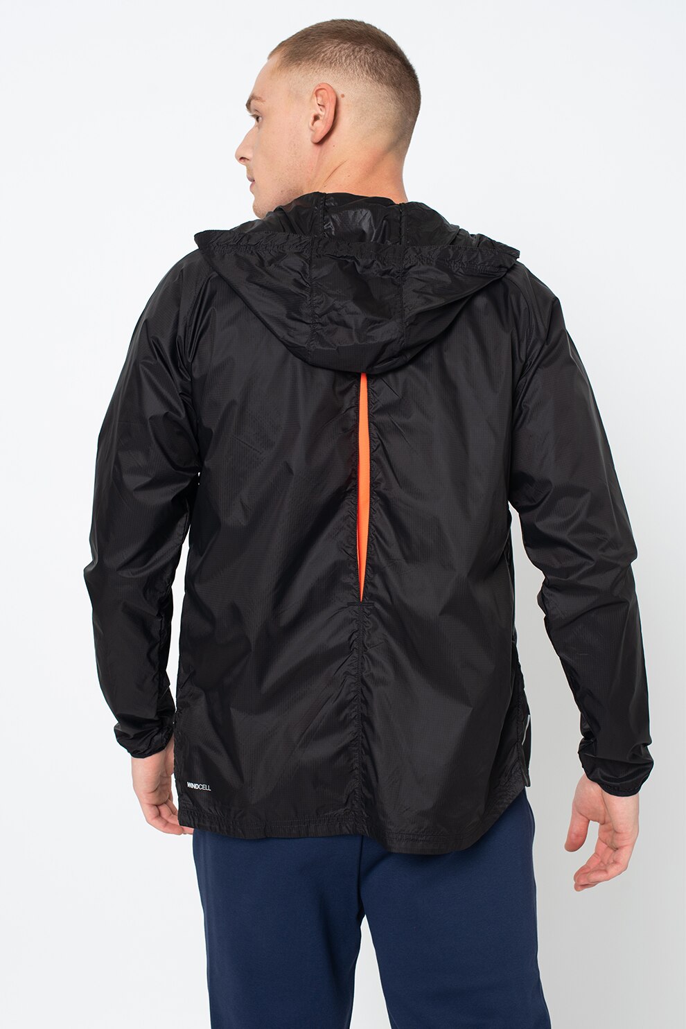 Puma, Олекотено яке windCELL за бягане, Черен, S - eMAG.bg