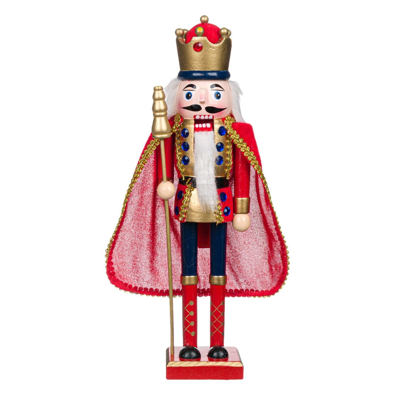 Soldatel rege colorat de Craciun, 38 cm - eMAG.ro
