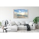 Tablou Canvas, Peisaj, Fereastra, Mare, Plaja, Pescarusi, 80 x 50 cm ...