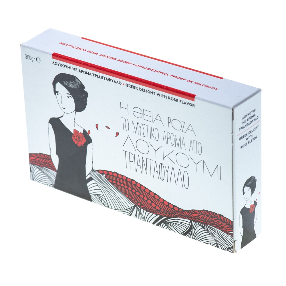 Rahat traditional cu trandafir, BARIAMIS, autentic grecesc, textura ...