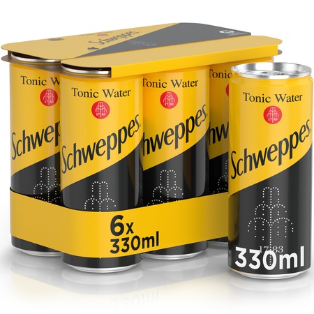 Bautura Carbogazoasa Schweppes Tonic Water, Doza 6 X 0.33l - eMAG.ro