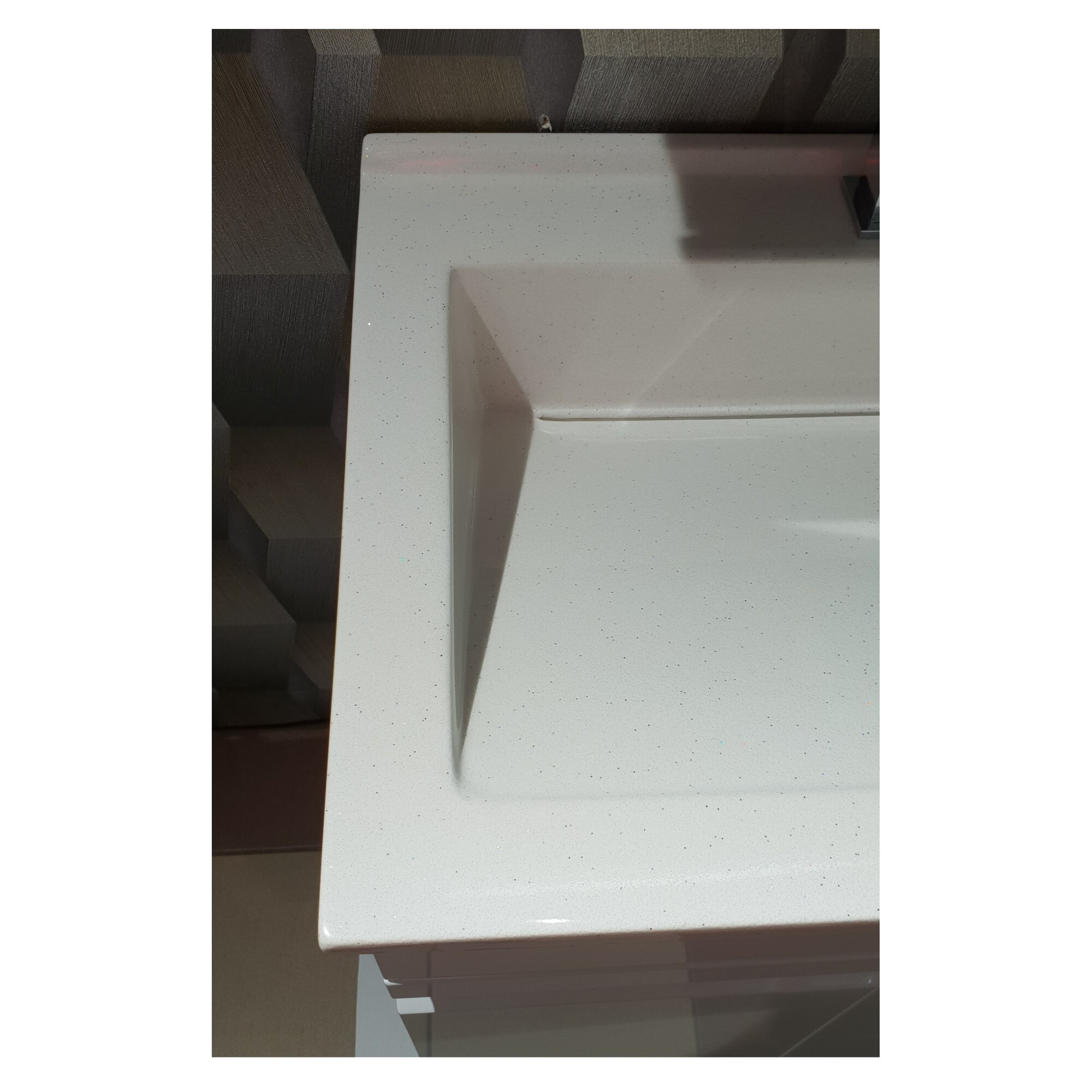 Mobilier baie Mdf vopsit fronturi si laterale, cu 2 usi frezate, polita ...