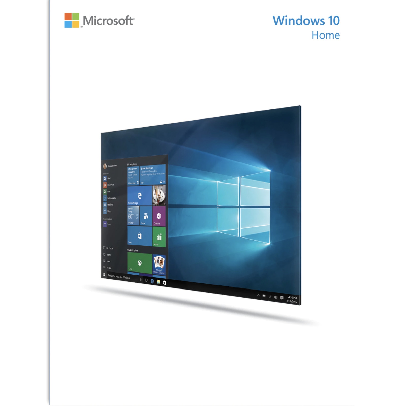 Microsoft Windows 10 Home, 32/64 bit, All Languages, Licenta - eMAG.ro