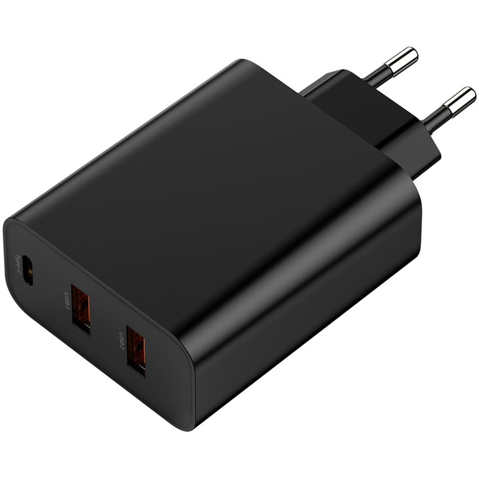 Мрежово зарядно устройство Baseus 3 Ports Speed PPS Quick Charger, 1 x ...