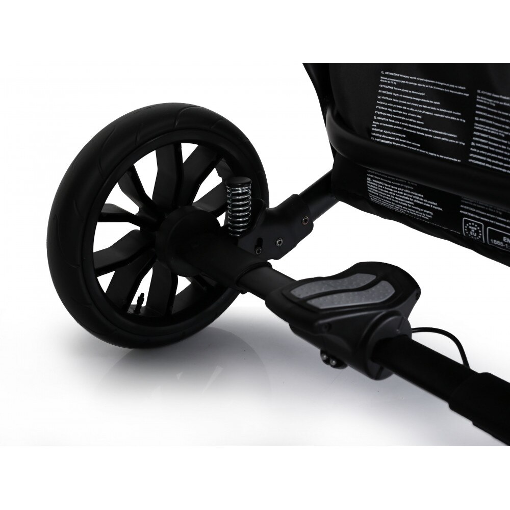 Carucior gemeni Kunert Booster 3 in 1 Bordo/Cadru Negru - eMAG.ro