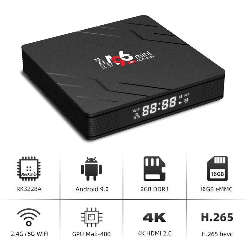 Мултимедиен плеър TV Box Tripsky M96 Mini, Android 9.0, Rockchip RK3318 ...