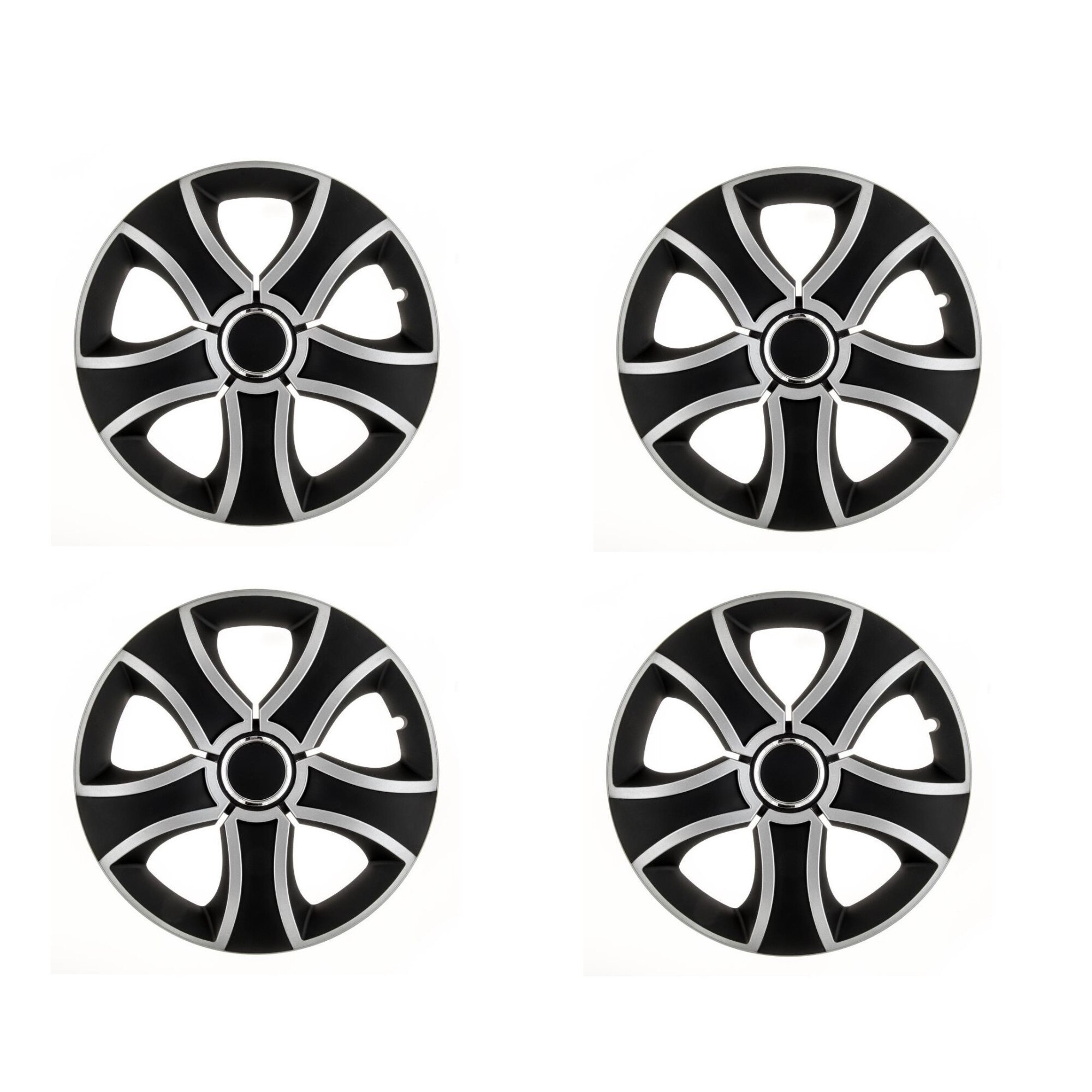 Set capace roti 13 inch Sib II negru + argintiu - eMAG.ro