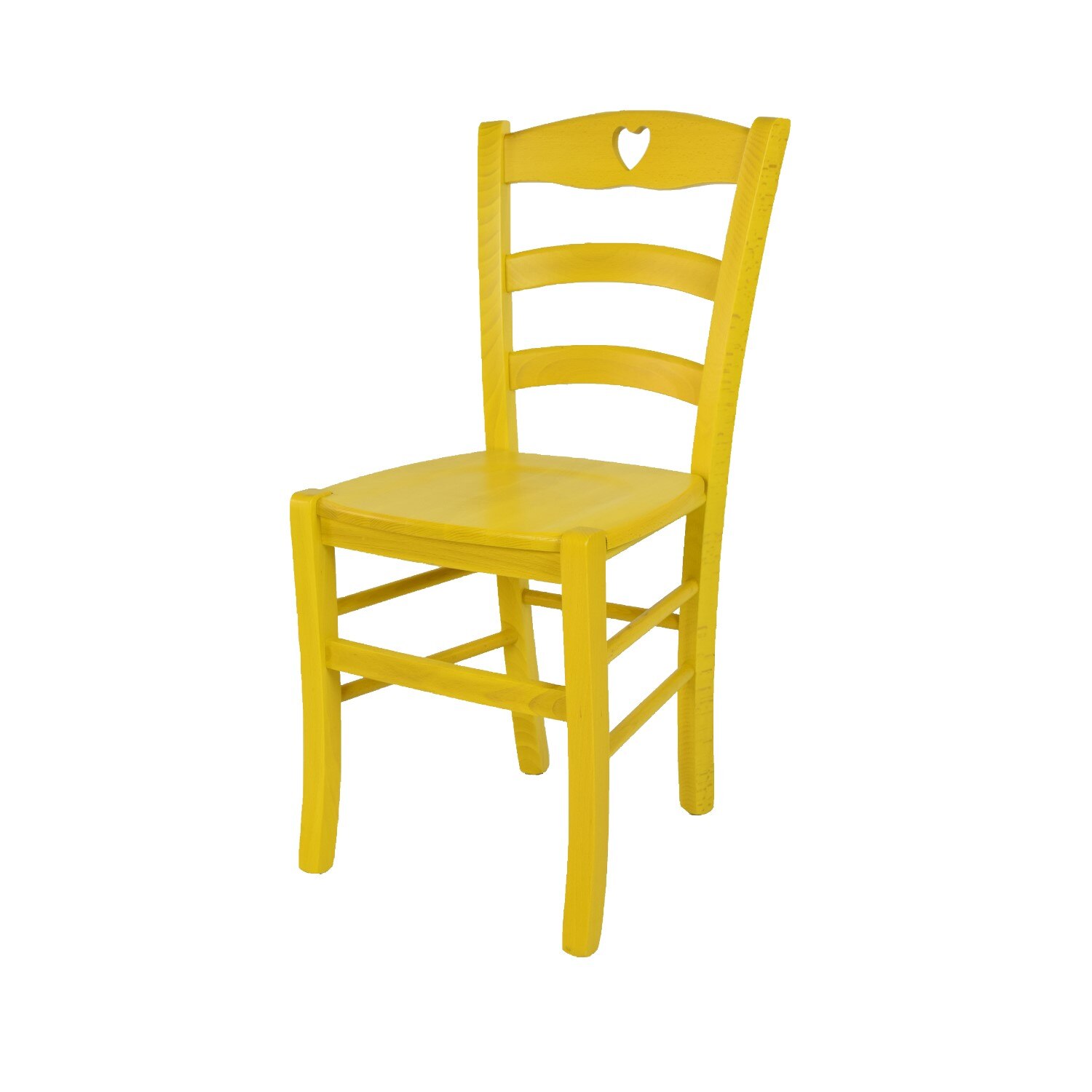 Scaun Cuore, t m c s, Fag, Sezut din lemn, Galben - eMAG.ro