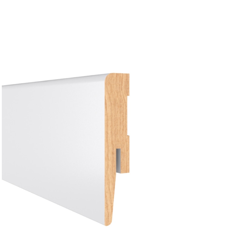 Plinta alba MDF, design modern, h=60 mm, lungime 2,42 m - eMAG.ro