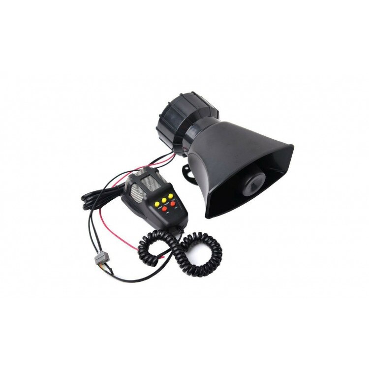 Sirena Auto, Rtm Online, 60W cu 5 Tonuri si Portavoce 12v - eMAG.ro