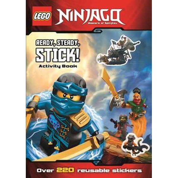 LEGO Ninjago Ready, Steady, Stick! Activity Book - eMAG.ro