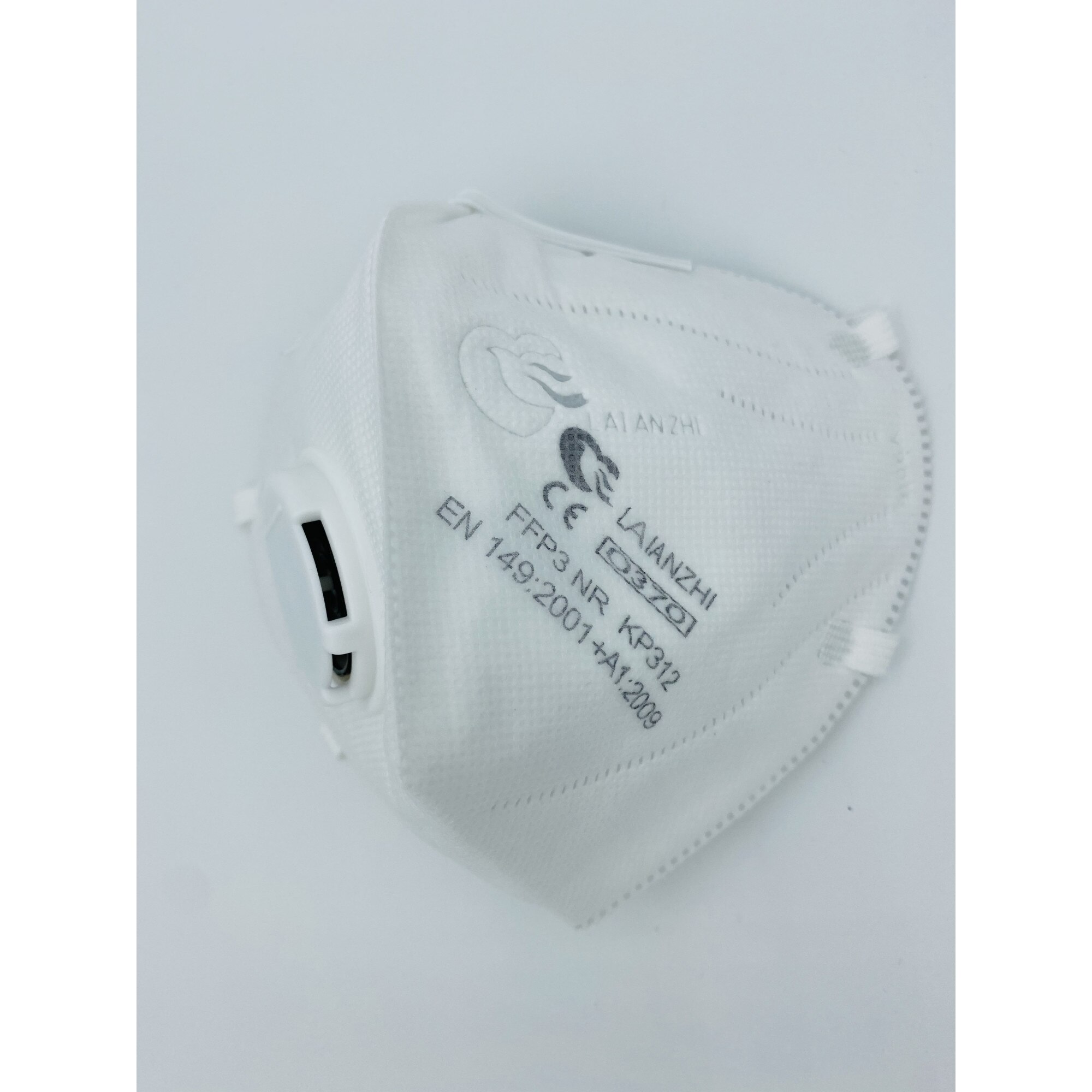 Masca respiratoare FFP3 KN99 5 straturi protectie ridicata, valva expiratie alba, certificata CE ...