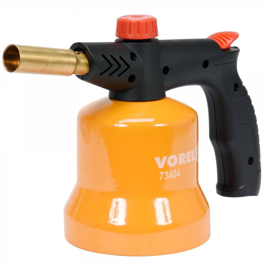 Lampa de gaz Vorel 73404, cu aprindere piezo electrica, 1.7 kW, corp ...