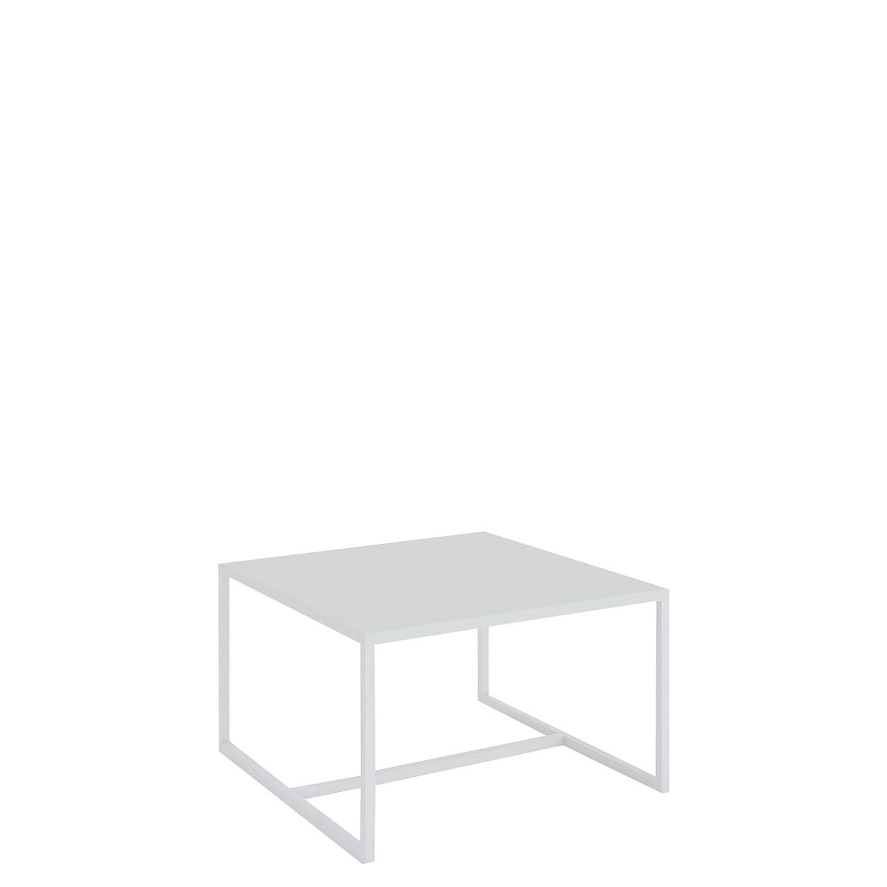 Masuta alba de cafea pentru Living, Gerard 1, MIRJAN 24, 67x67x46 cm ...