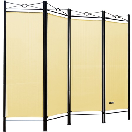 Paravan despartitor de camera, Crem, 180 x 163 cm - eMAG.ro