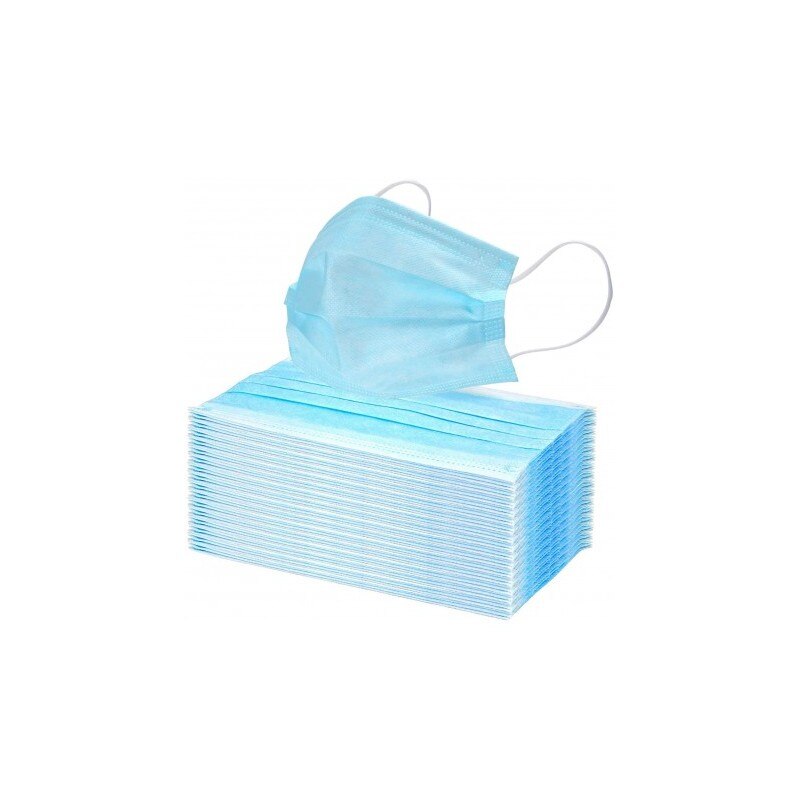 Set 50 Masti Medicale tip II, BFE ≥99,7%, 3 pliuri, 3 straturi, Avizate ...