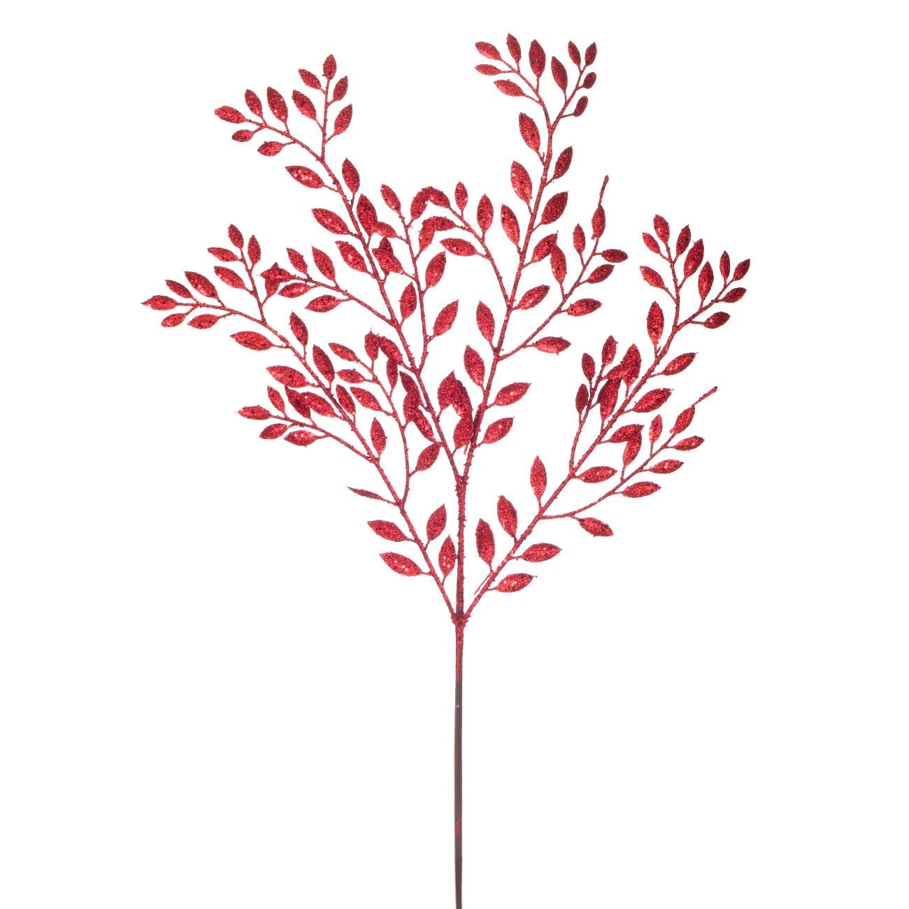 Ramura cu frunze ornamentale de Craciun, 55 cm - eMAG.ro