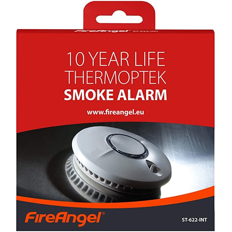 FireAngel ST622-INT детектор за топлина и дим FireAngel Комбиниран детектор за топлина и дим ST ...