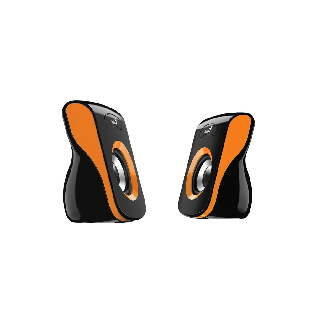 Boxe PC 2.0, Genius, SP-Q180, Negru/Portocaliu - eMAG.ro