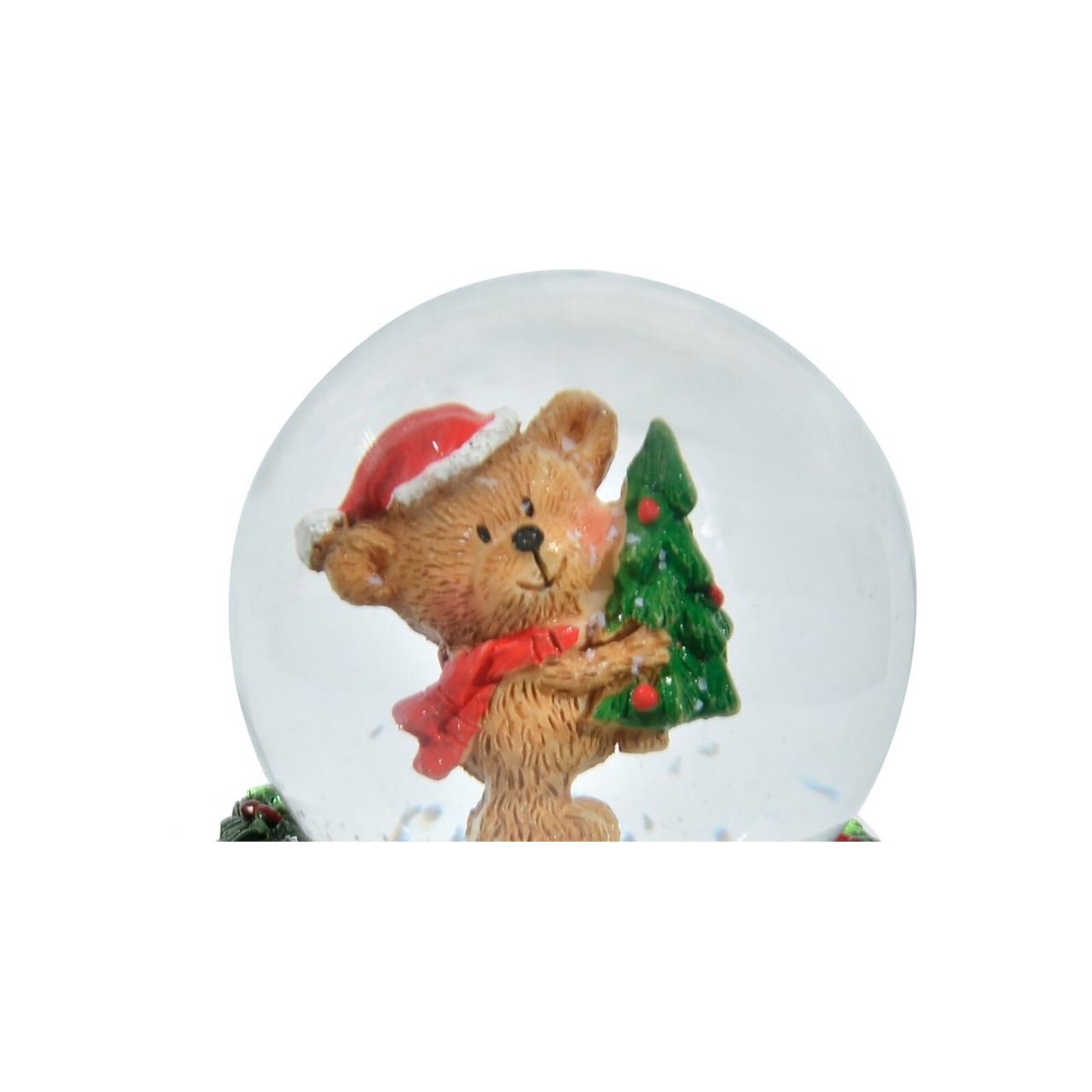 Glob decorativ cu ursulet colorat de Craciun, Lioness, 6.5 cm - eMAG.ro