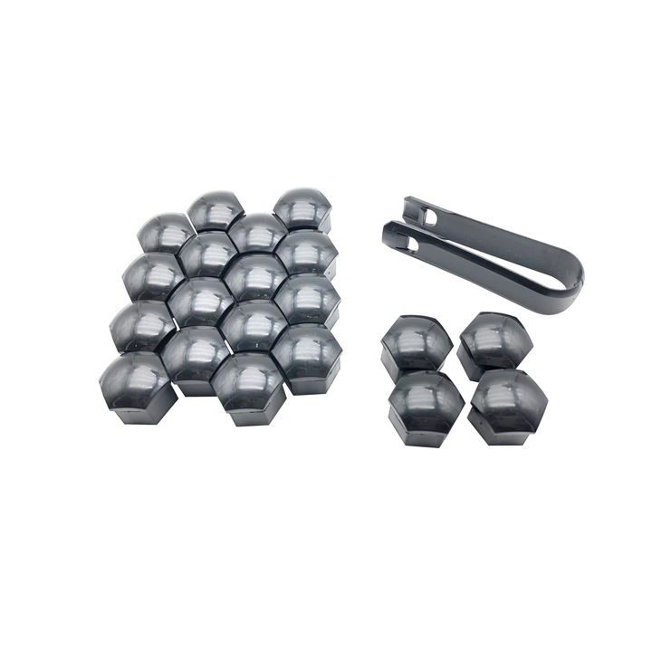Set 20 Capacele Universale din ABS pentru Prezoane 17mm cu Cheie ...
