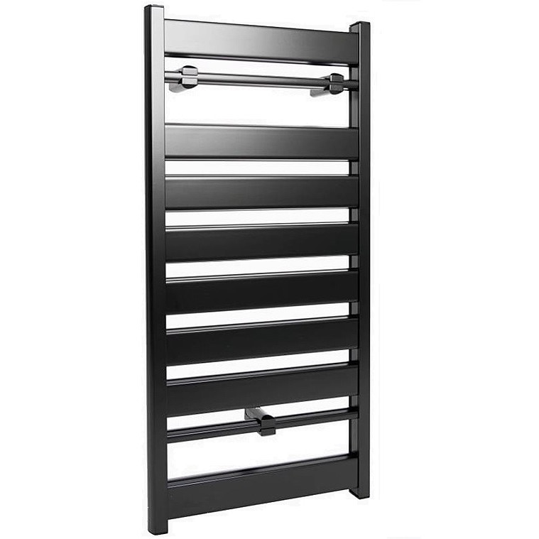 Calorifer de baie, Altherm, aluminiu, 755W, 900x400, negru mat - eMAG.ro