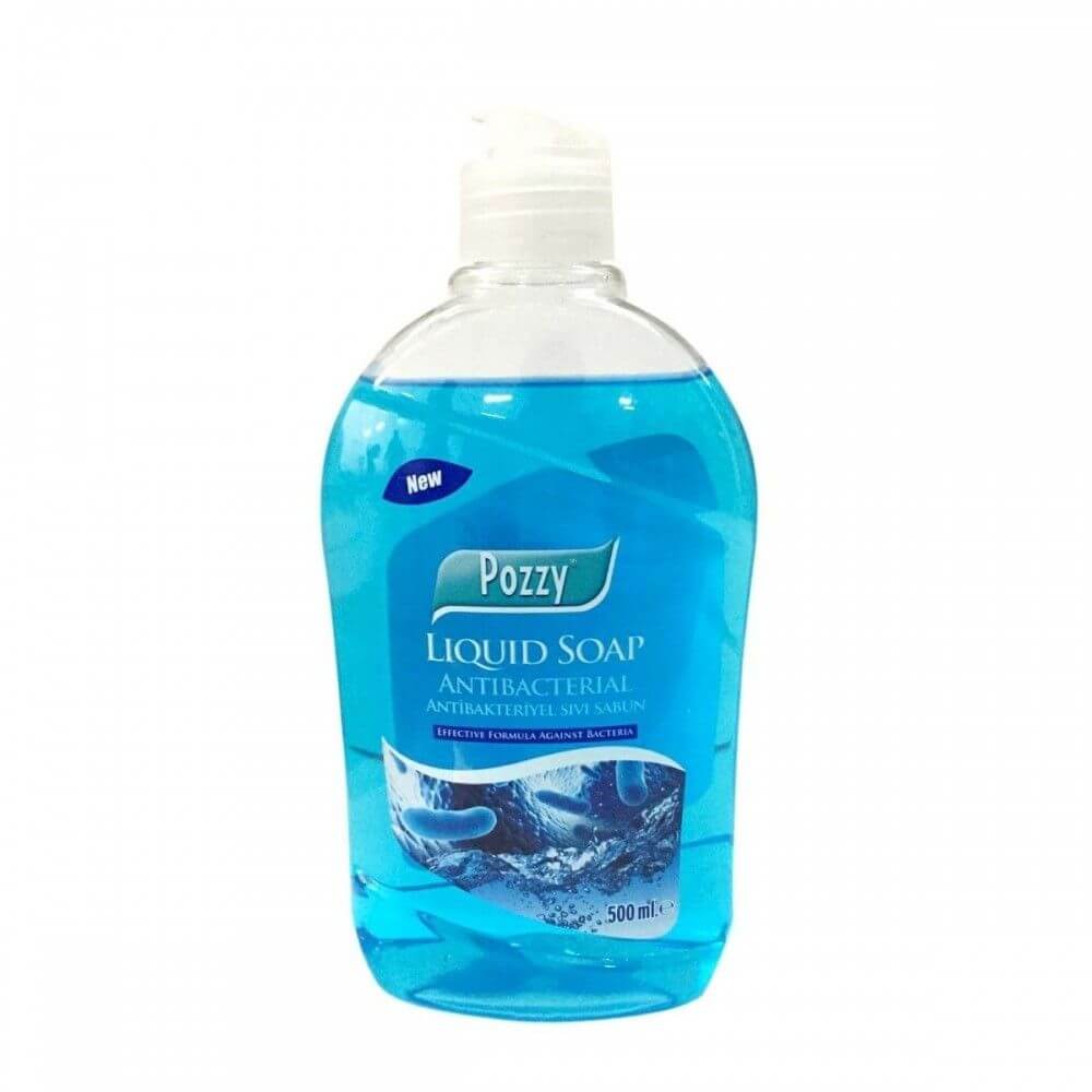 Антибактериален течен сапун POZZY, 500 ml, с помпа - eMAG.bg