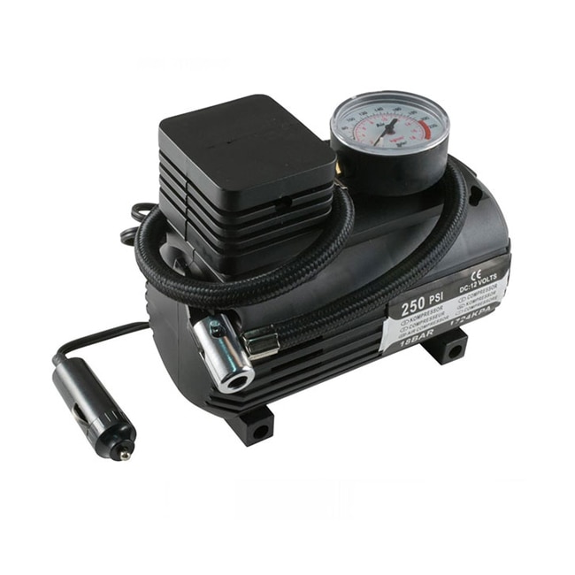 Compresor de aer auto cu adaptori, 18 Bar, 250 PSI, alimentare 12V ...
