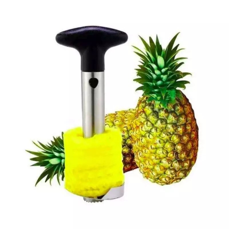 Aparat SIKS® pentru curatat si feliat ananas, otel inoxidabil, maner ...