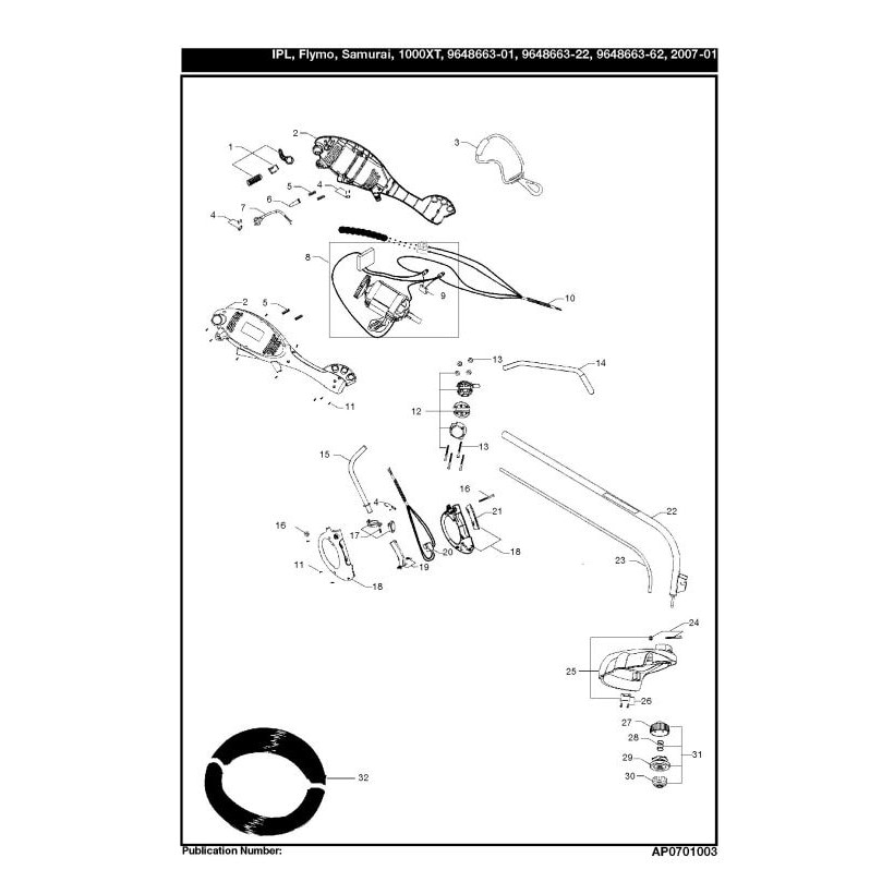 Акумулаторен тример Flymo Samurai, 1000 xt - eMAG.bg