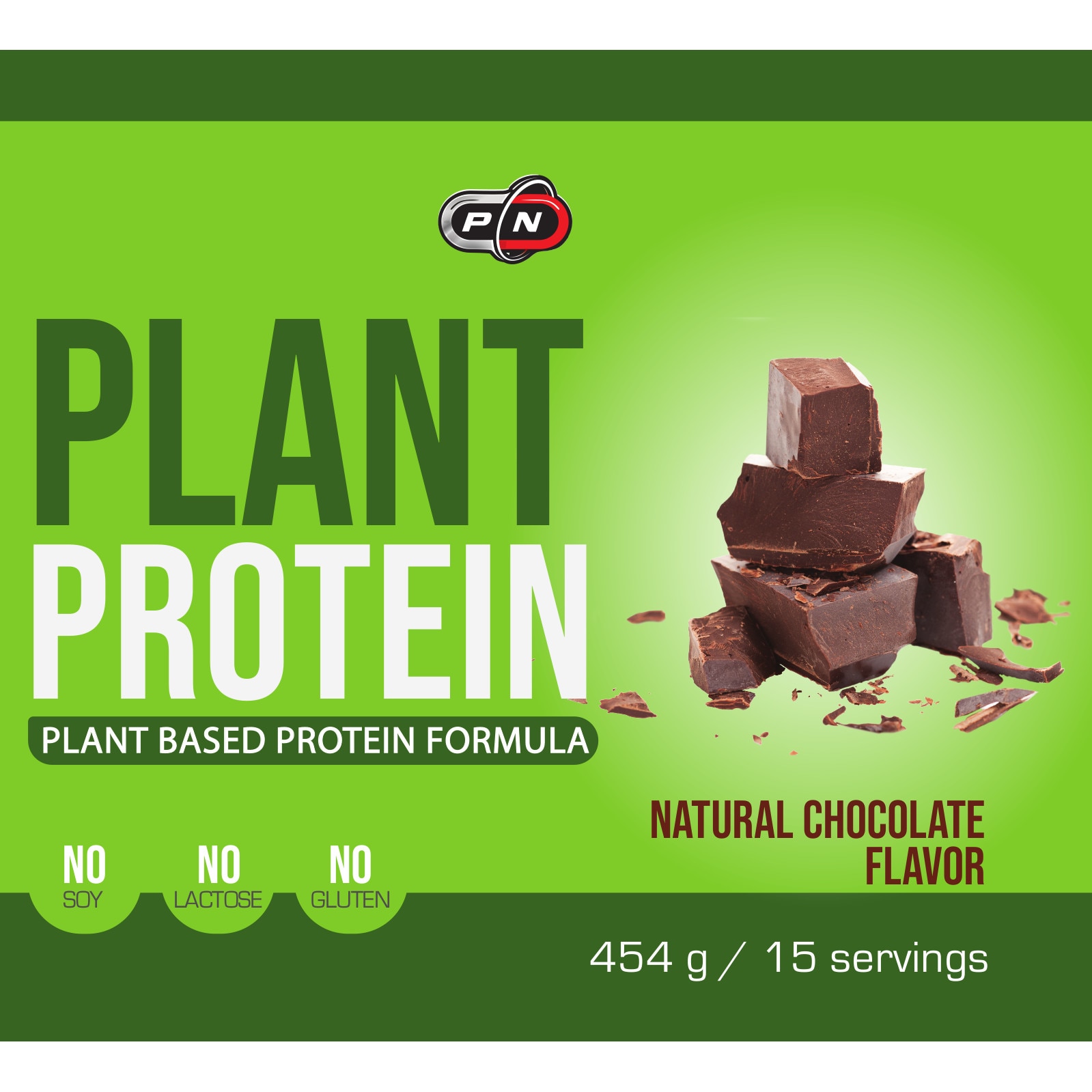 Растителен Протеин Pure Nutrition, 454 грама, Шоколад - eMAG.bg